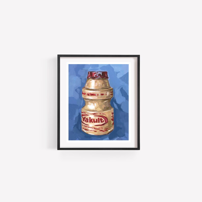Yakult Yakult Art Print Korean Snack Asian Snack Art Food - Etsy