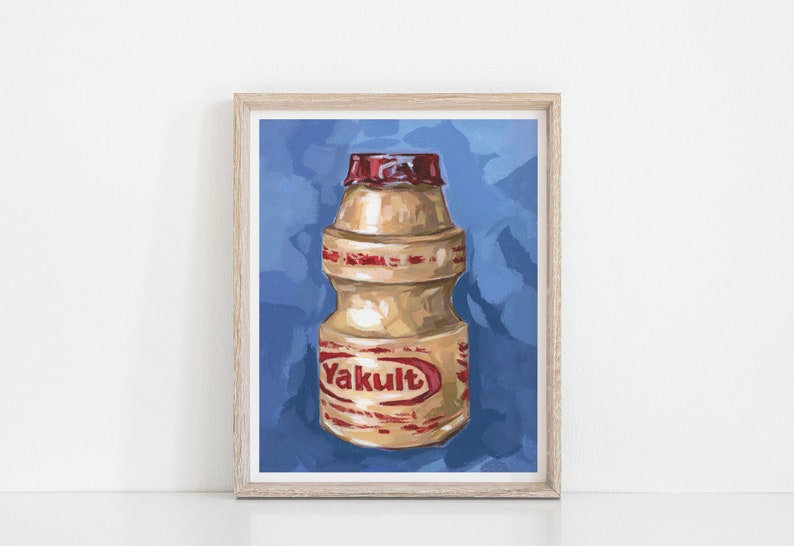 Yakult Yakult Art Print Korean Snack Asian Snack Art Food - Etsy