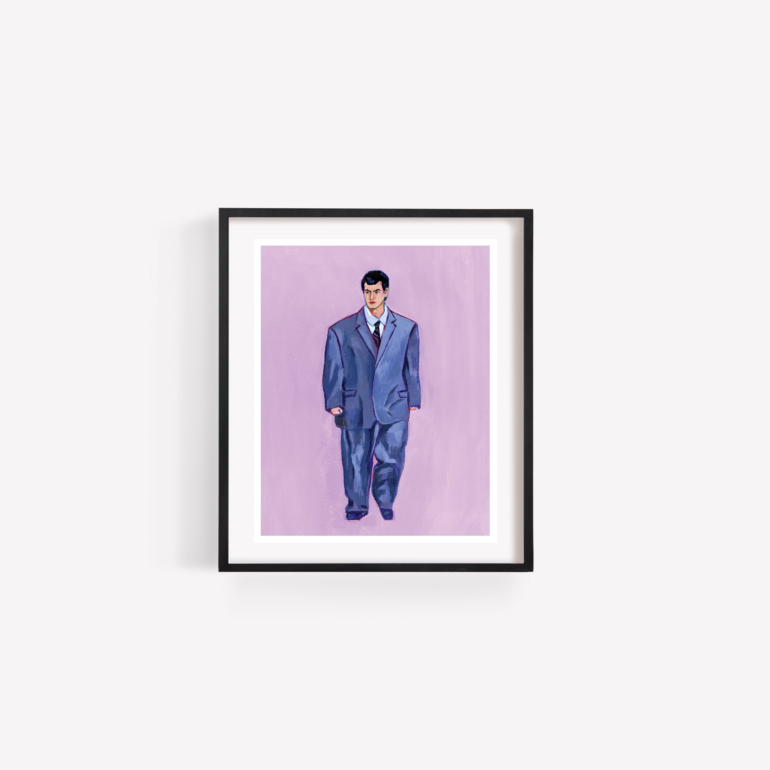 Wall Décor Prints Cartoon Portrait Nathan Fielder Wall Art Nathan for ...