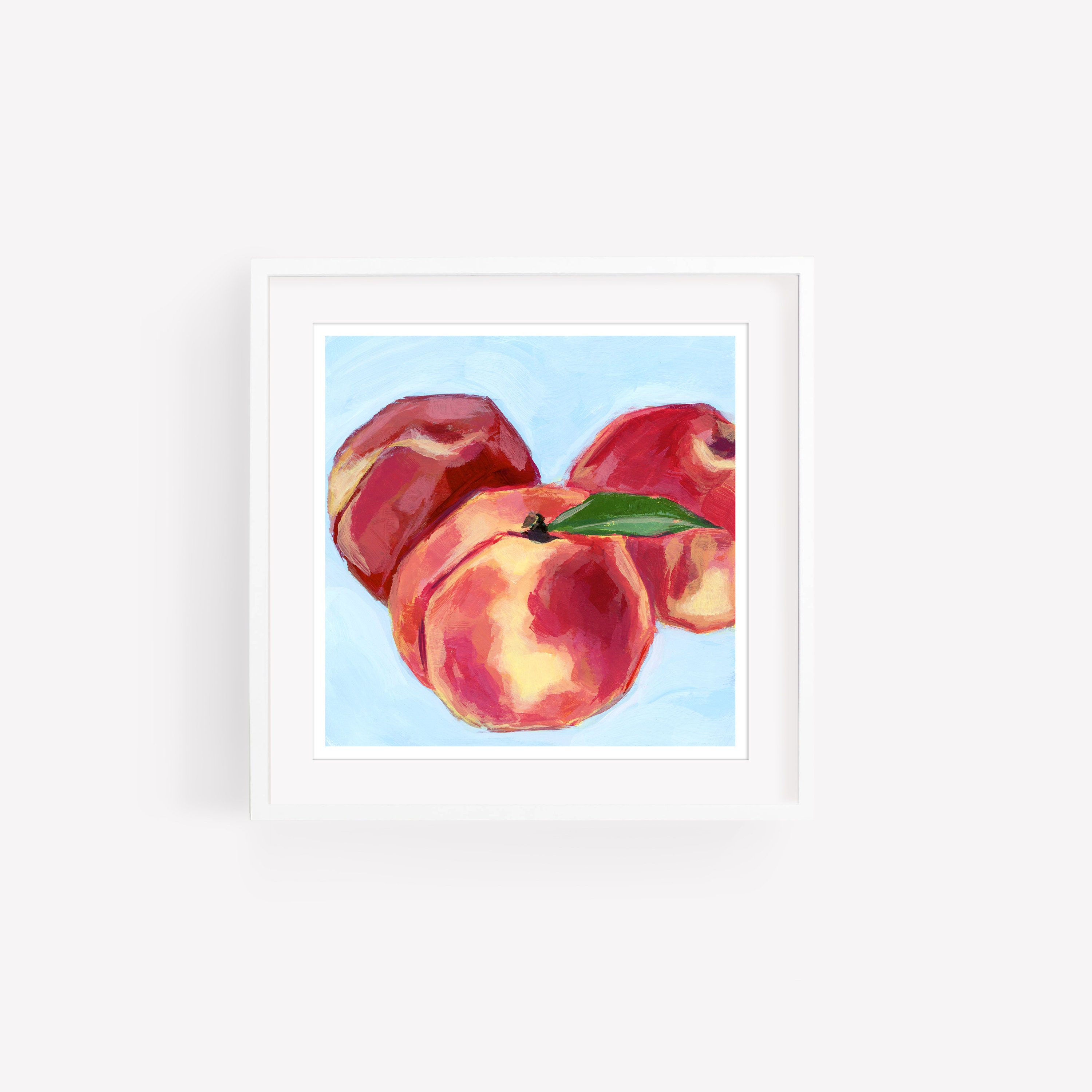 Peaches Print Art Print Decoración de cocina Pintura | Etsy España