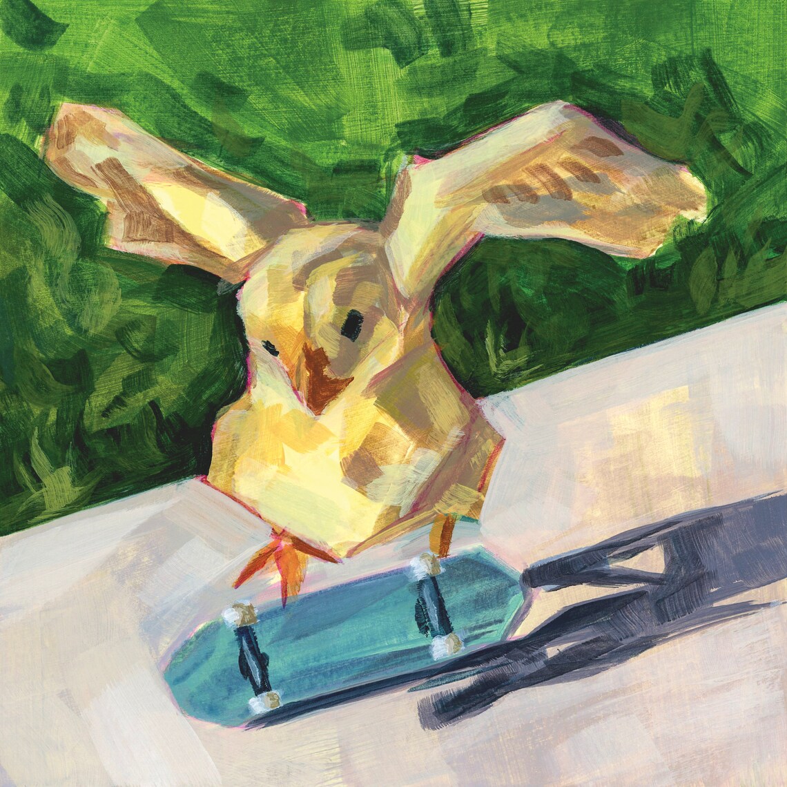 Chick Print Baby Chick Art Animal Art Print Funny Animal - Etsy