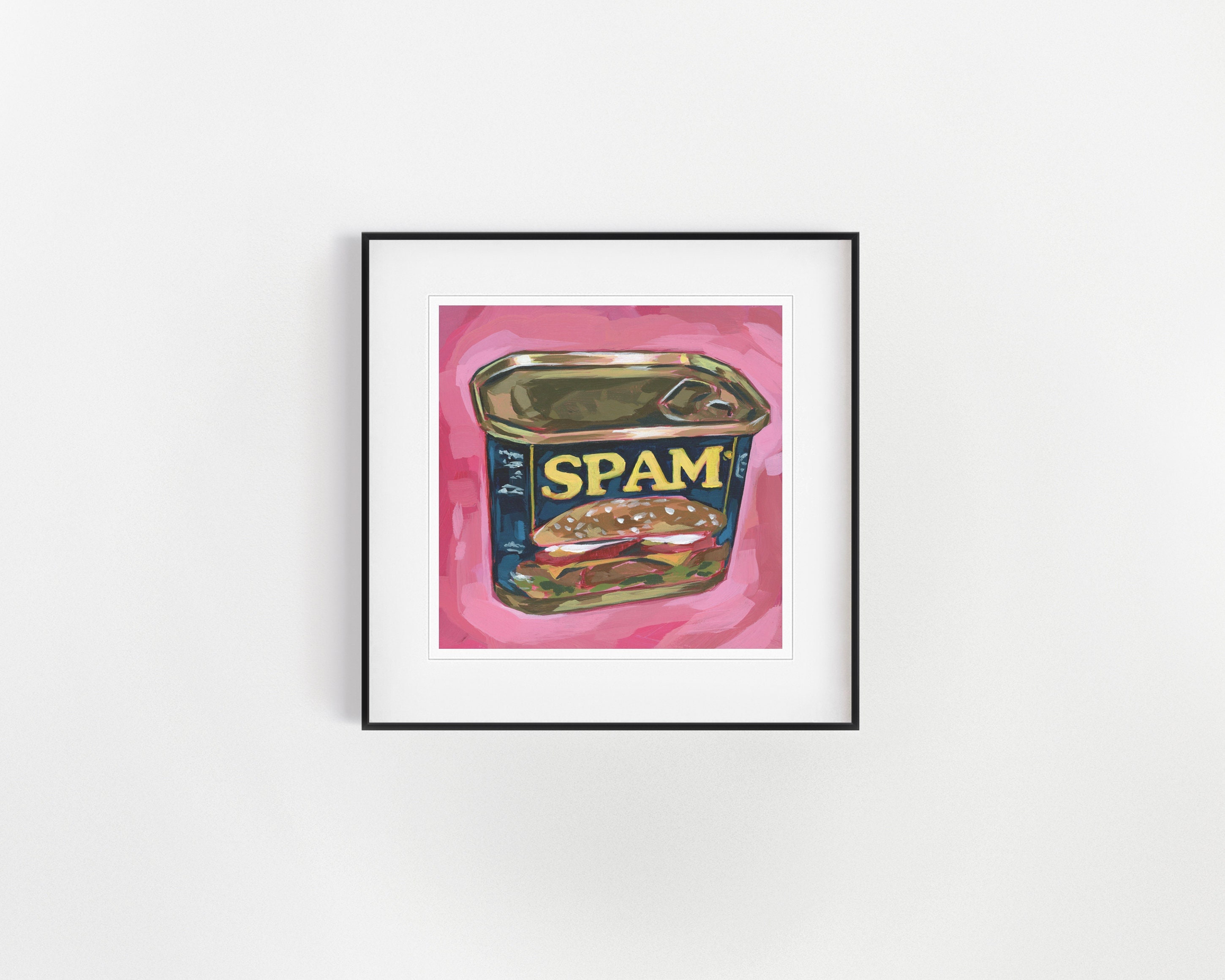 Spam Can Spam Food Asian Food Art Spam Can Painting Can of - Etsy UK