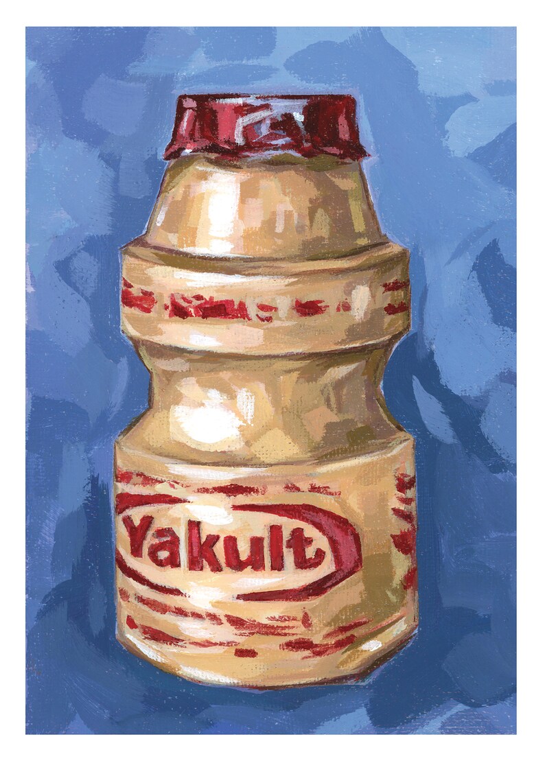 Yakult Yakult Art Print Korean Snack Asian Snack Art Food - Etsy