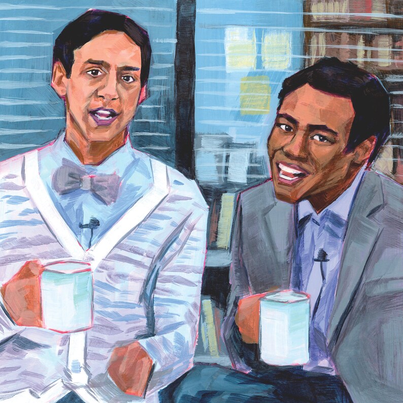 Troy and Abed Troy and Abed in the Morning Community Art | Etsy