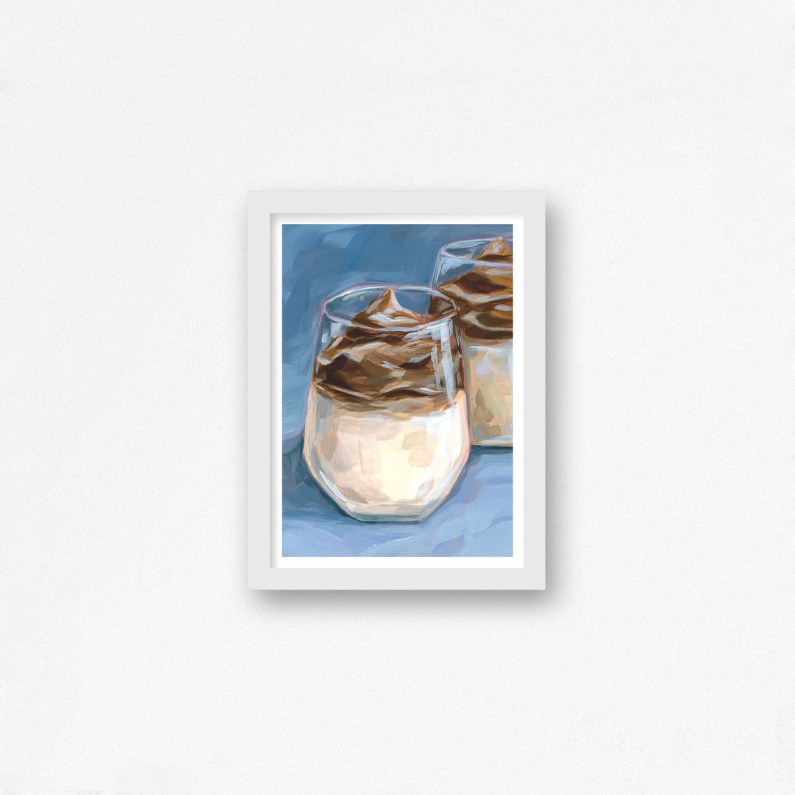 Coffee Art Print Dalgona Dalgona Coffee Food Wall Art - Etsy