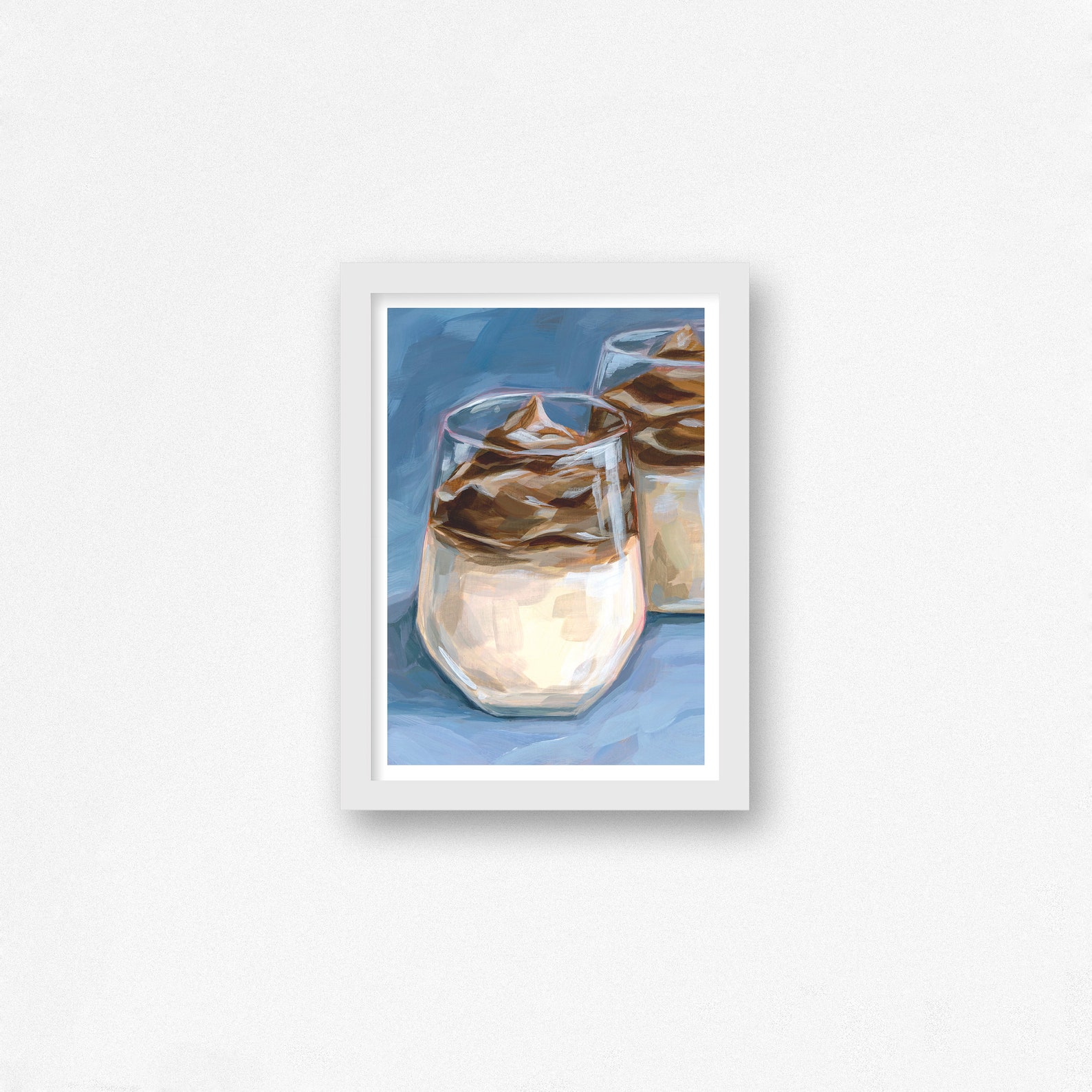 Coffee Art Print Dalgona Dalgona Coffee Food Wall Art - Etsy