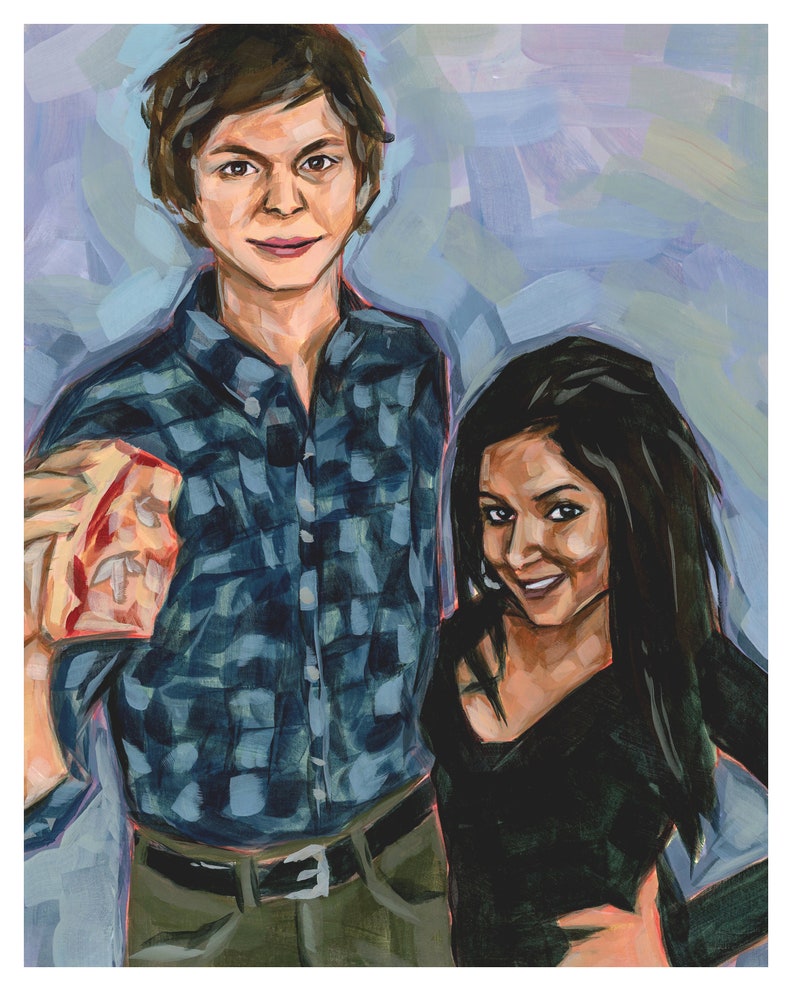 Michael Cera Snooki Art Print Wall Art Acrylic Painting | Etsy