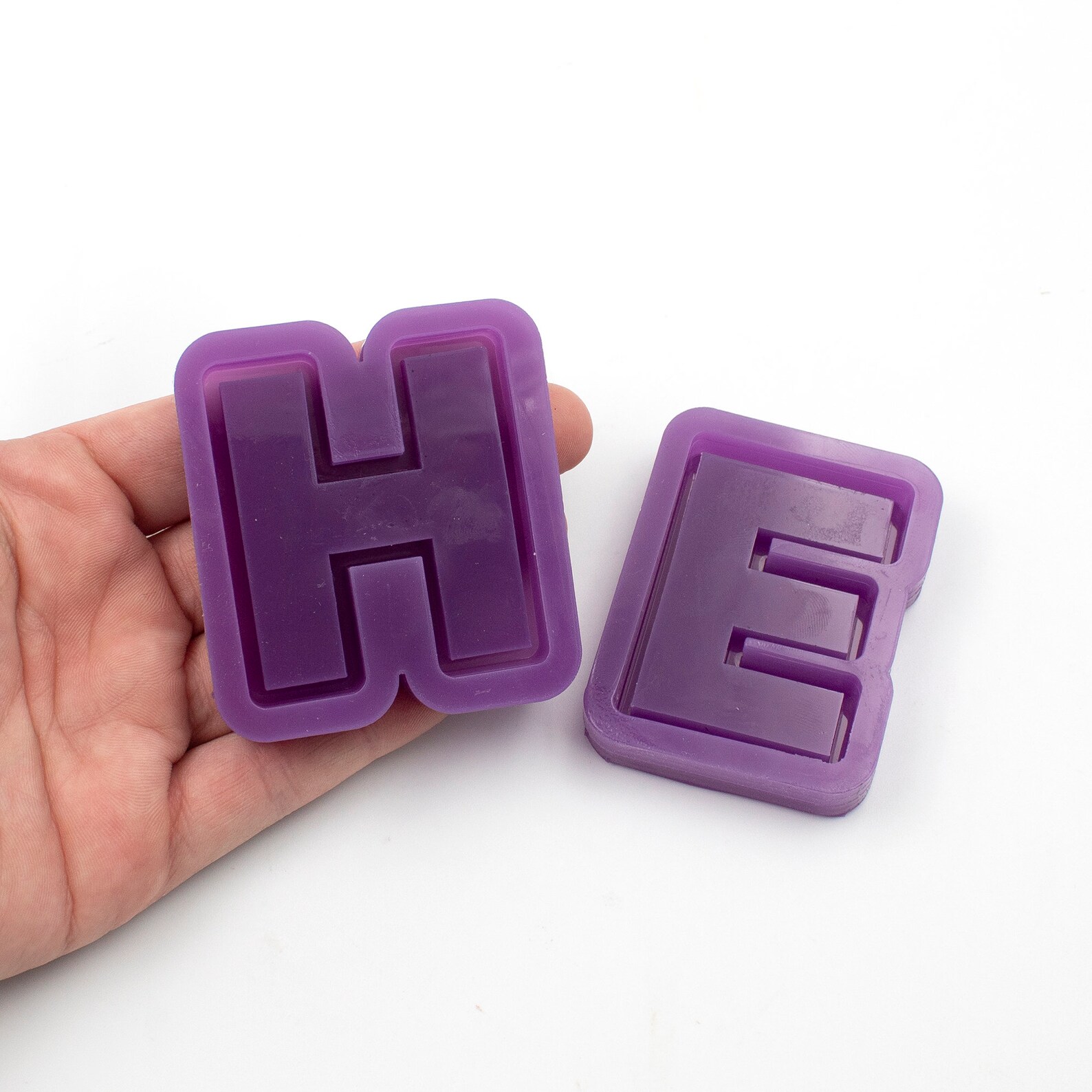 Letter Shaker Molds / Mini Letter Shakers / Letter Keychain | Etsy