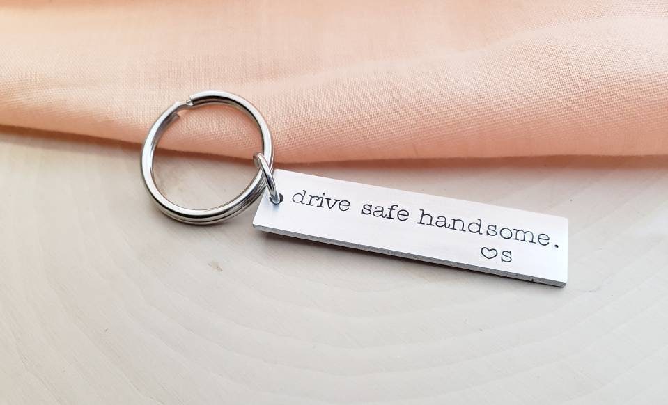 Drive Safe Handsome Keychain-drive Safe Keychain Gift for | Etsy
