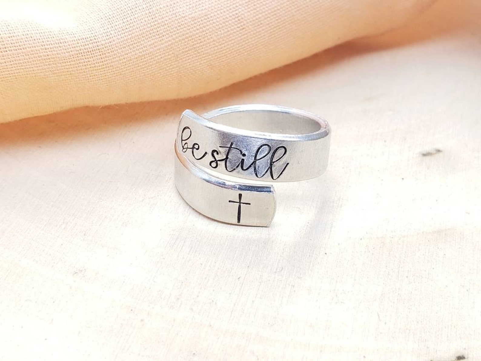 Your Word Wrap Ring-personalized, Custom Wrap Ring-choose Your Word ...