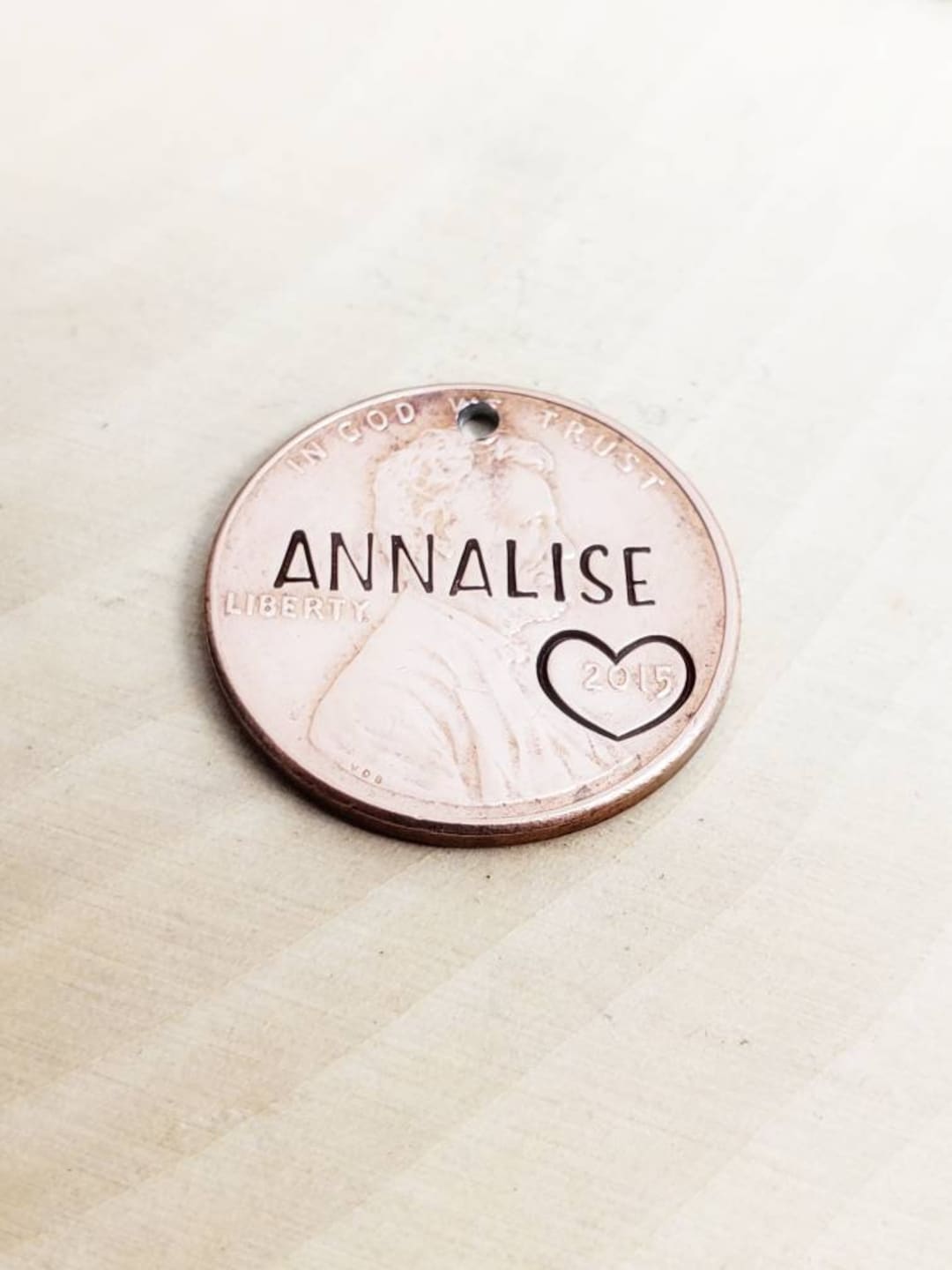 ADD ON Penny Charm - Etsy