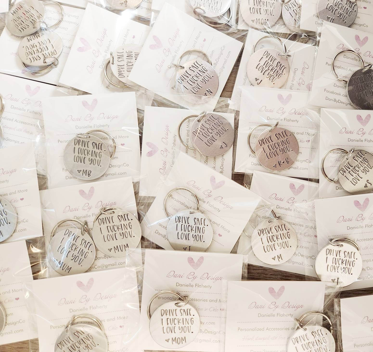 Drive Safe I Fcking Love You Keychain With Customizable - Etsy