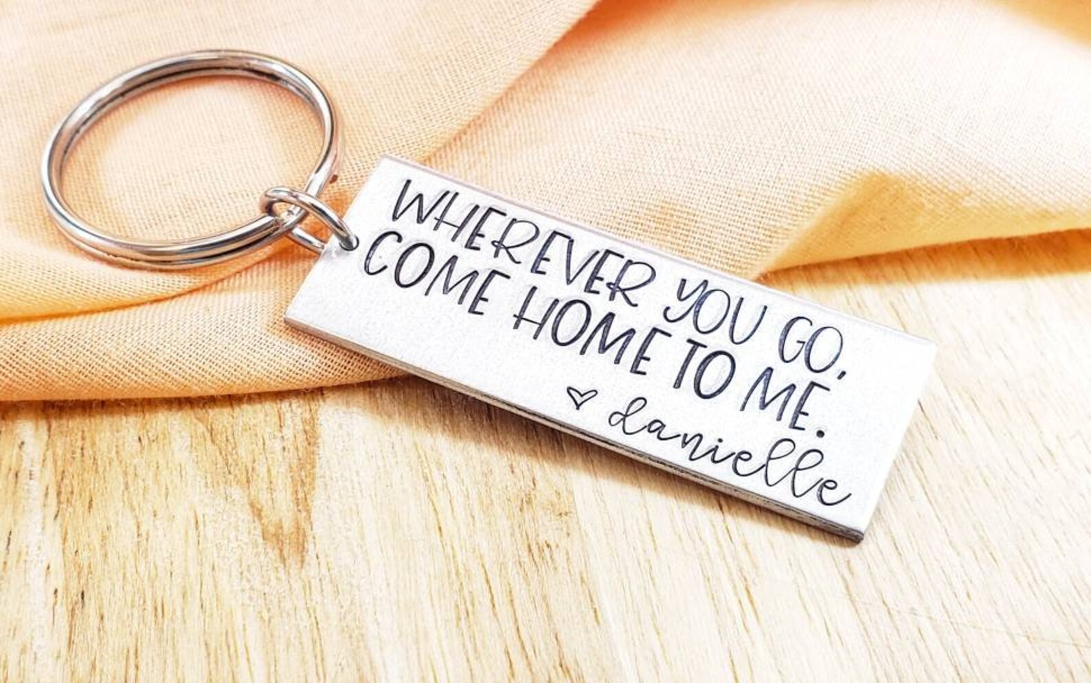 Come Home to Me Keychain-be Safe Keychain Gift for Men - Etsy