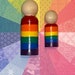 Pride Peg Dolls LGBT Rainbow Gay Trans Bi Pan - Etsy