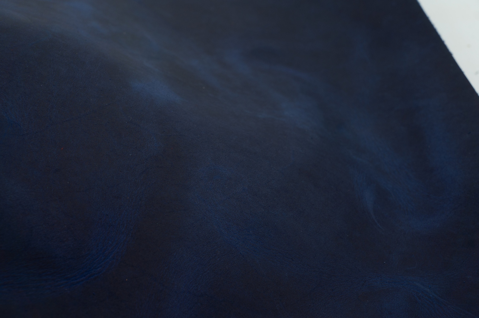 Crazy Horse Dark Blue Leather Sheets. Thick, Pull Up, Full Grain ...