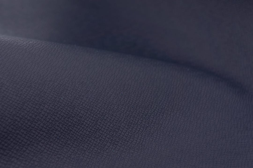 Indigo Blue Saffiano Leather Sheets. Strong, Easy to Clean, Waterproof ...