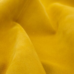 Yellow Suede Leather Sheets for Diy Crafts. Good Quality Genuine Suede ...