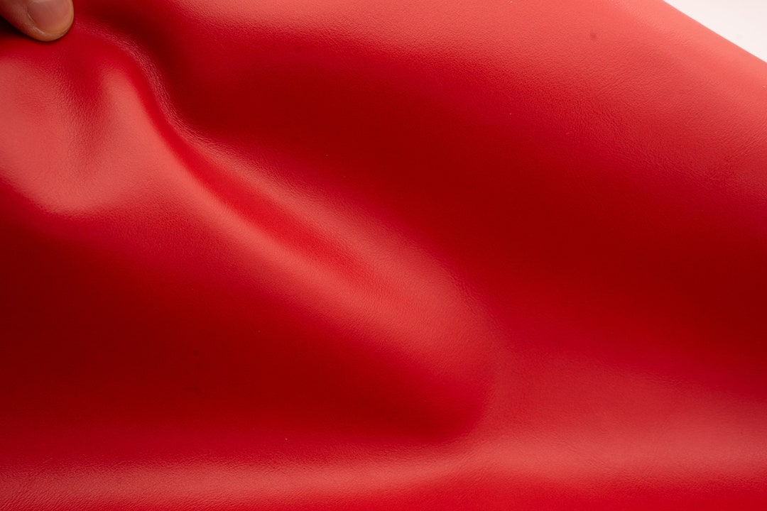 Nappa Leather Sheets in Red Color. Good Quality Genuine Leather Sheet ...