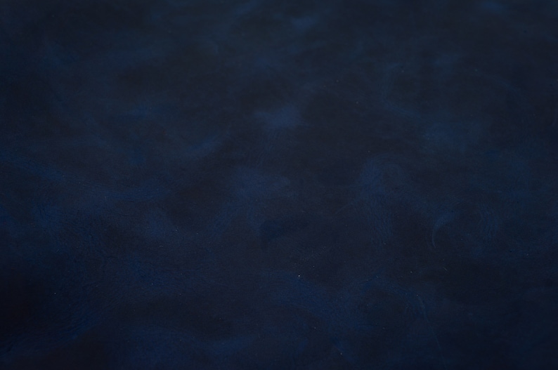 Crazy Horse Dark Blue Leather Sheets. Thick, Pull Up, Full Grain ...