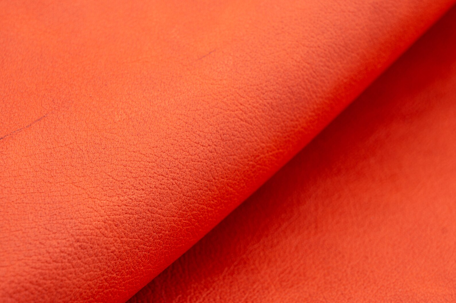Semi Veg Tan Leather Sheets in Dark Salmon Pink Color. Rustic - Etsy