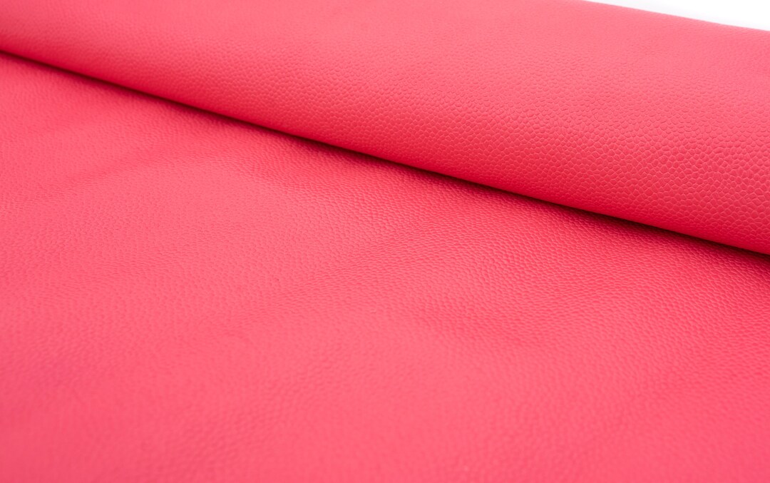 Magenta Pink Leather Sheets With Stingray Print. Fashionable , Easy to ...