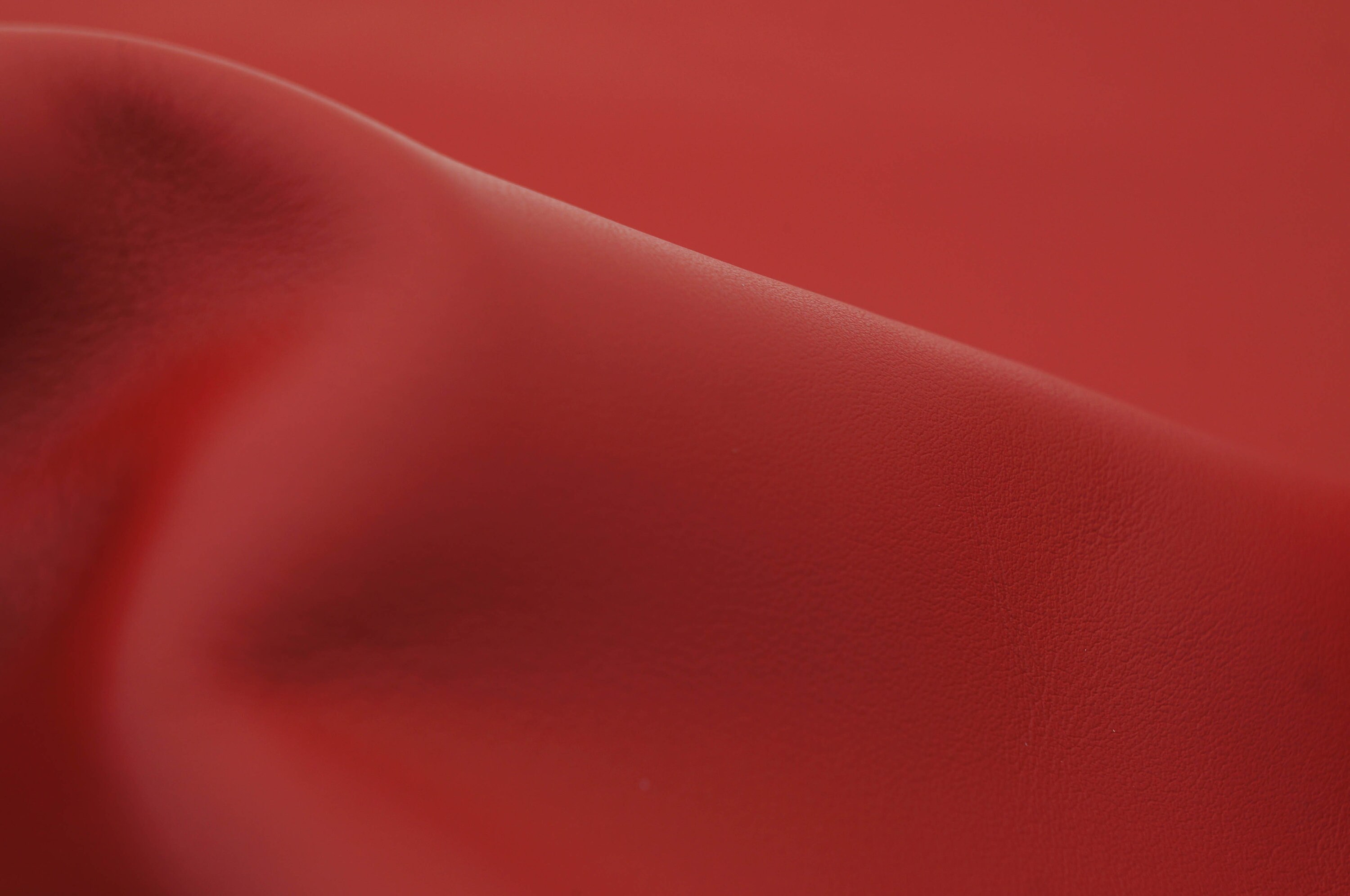 Red leather sheets with smooth surface. Nappa genuine leather | Etsy