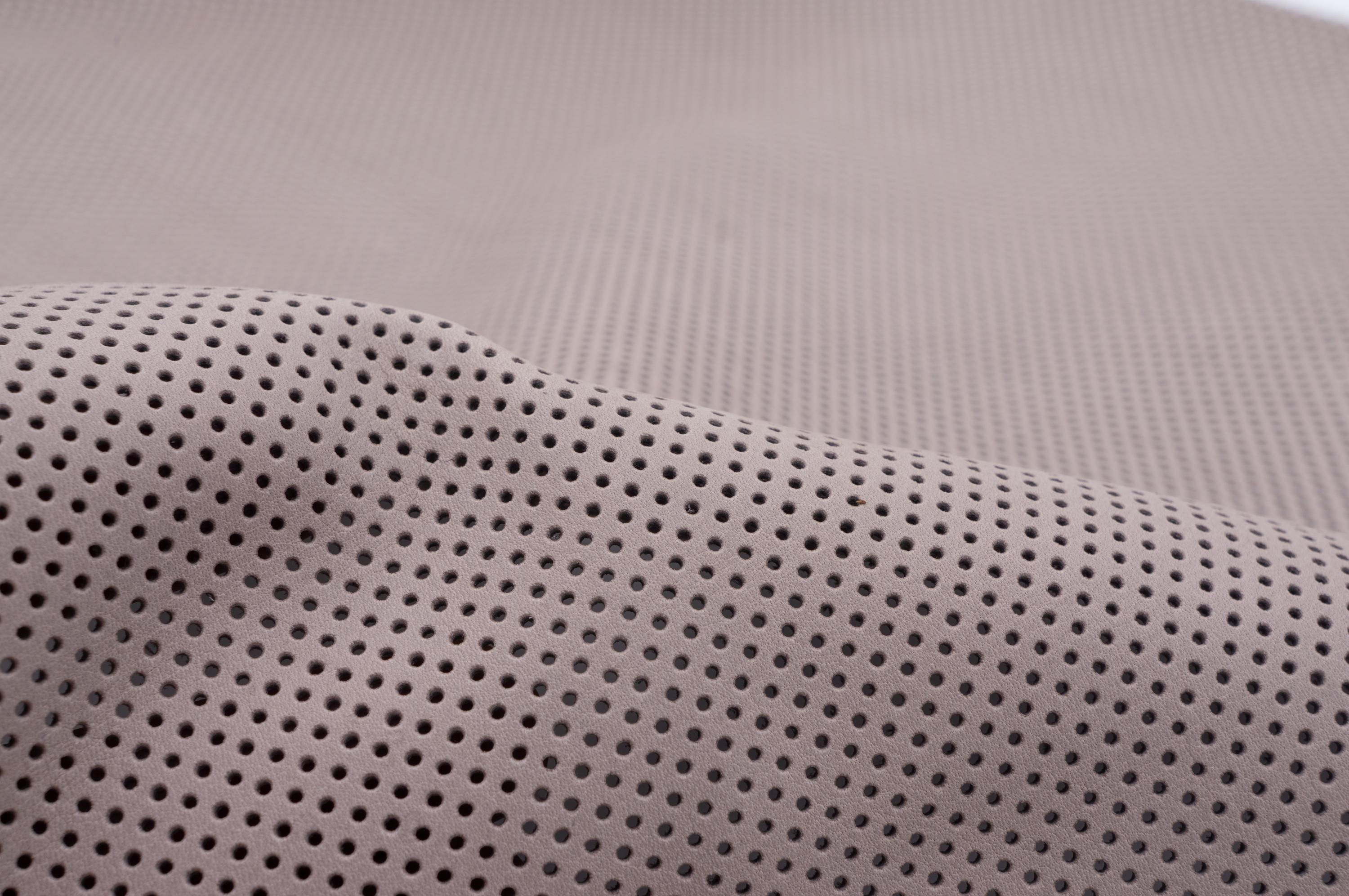 Perforated Nappa Leather Sheets in Beige-gray. Genuine Leather Pieces With Round Holes - Etsy