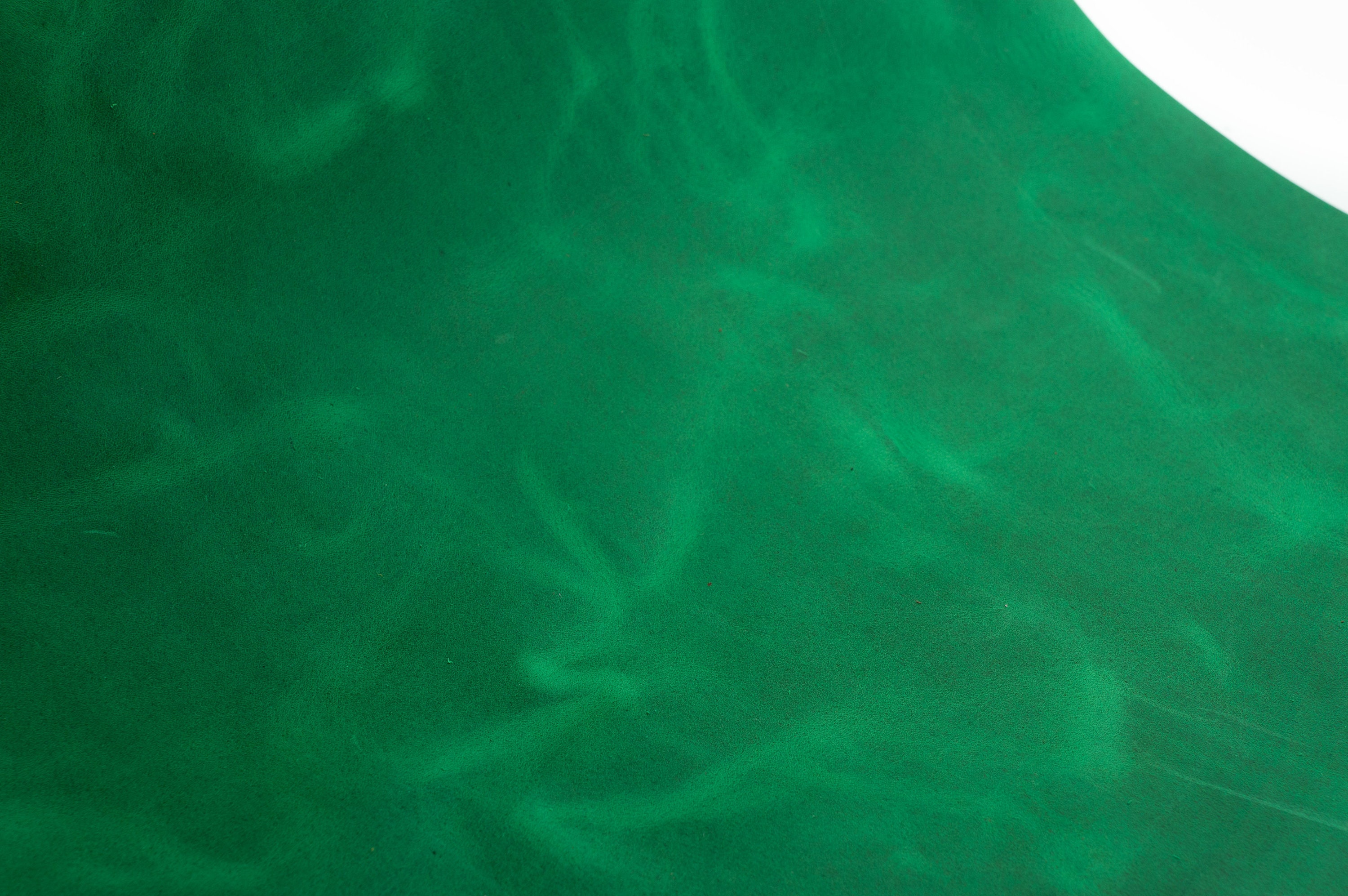 Pull up Leather Sheets in Green Color .full Grain Crazy Horse, Oil ...