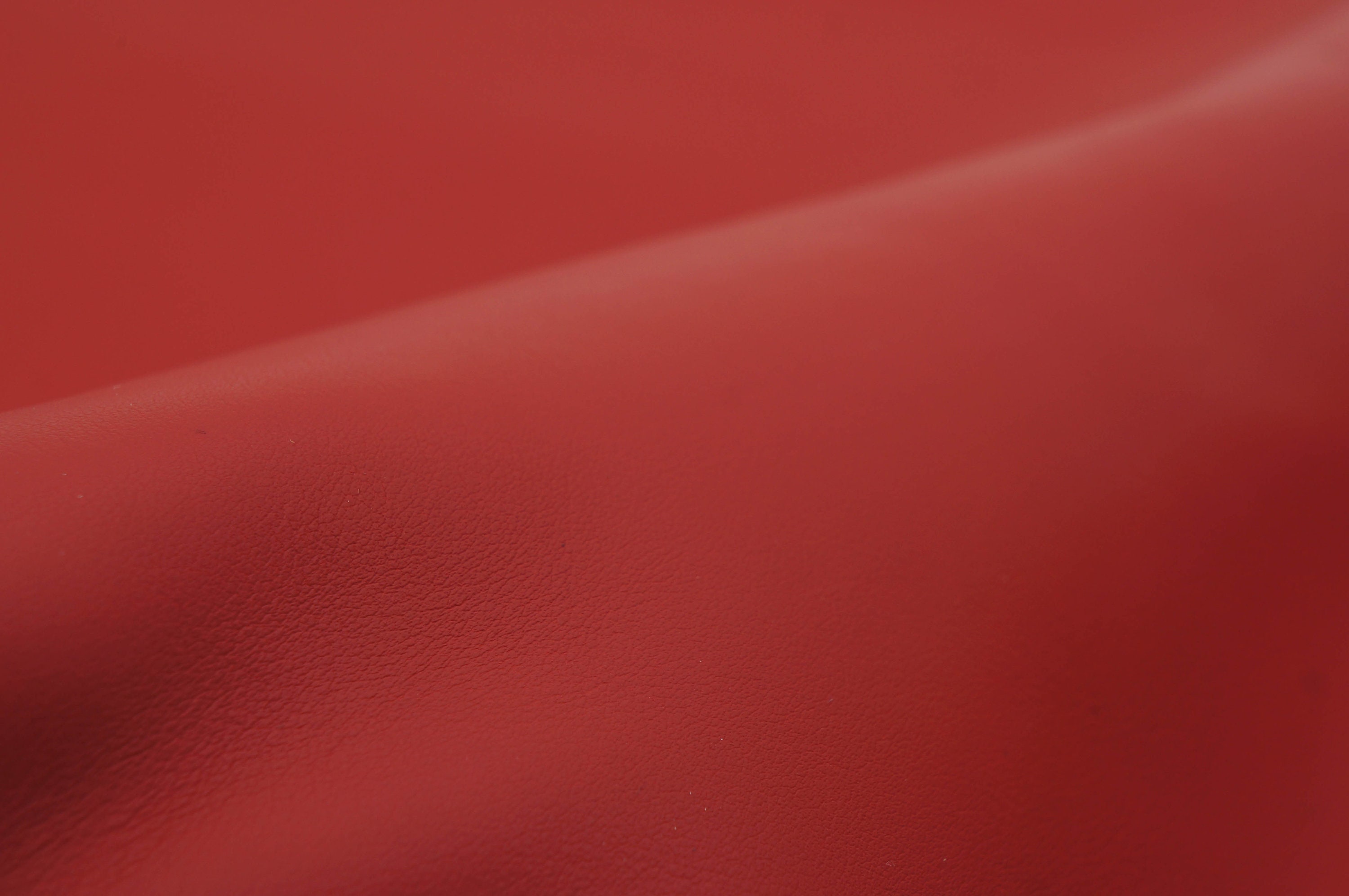 Red leather sheets with smooth surface. Nappa genuine leather | Etsy