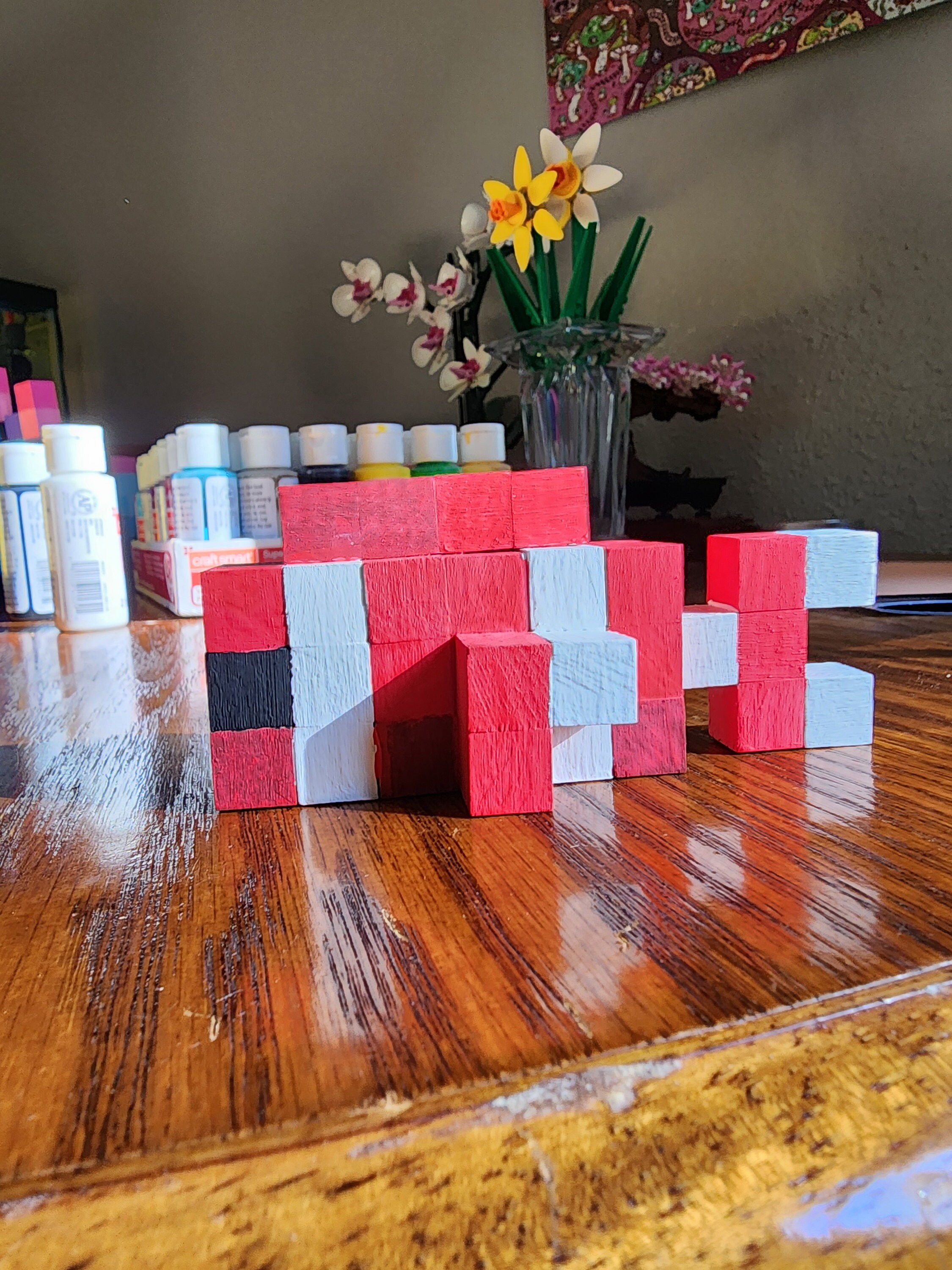 Minecraft Tomato Clownfish Wooden Cubes - Etsy