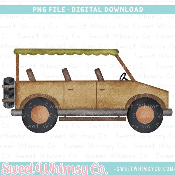 Safari Truck Png - Etsy