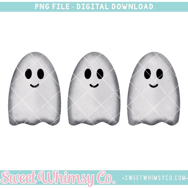 Ghost Trio Png - Etsy