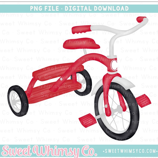 Red Tricycle - Etsy