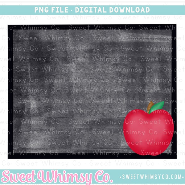 Apple Chalkboard - Etsy