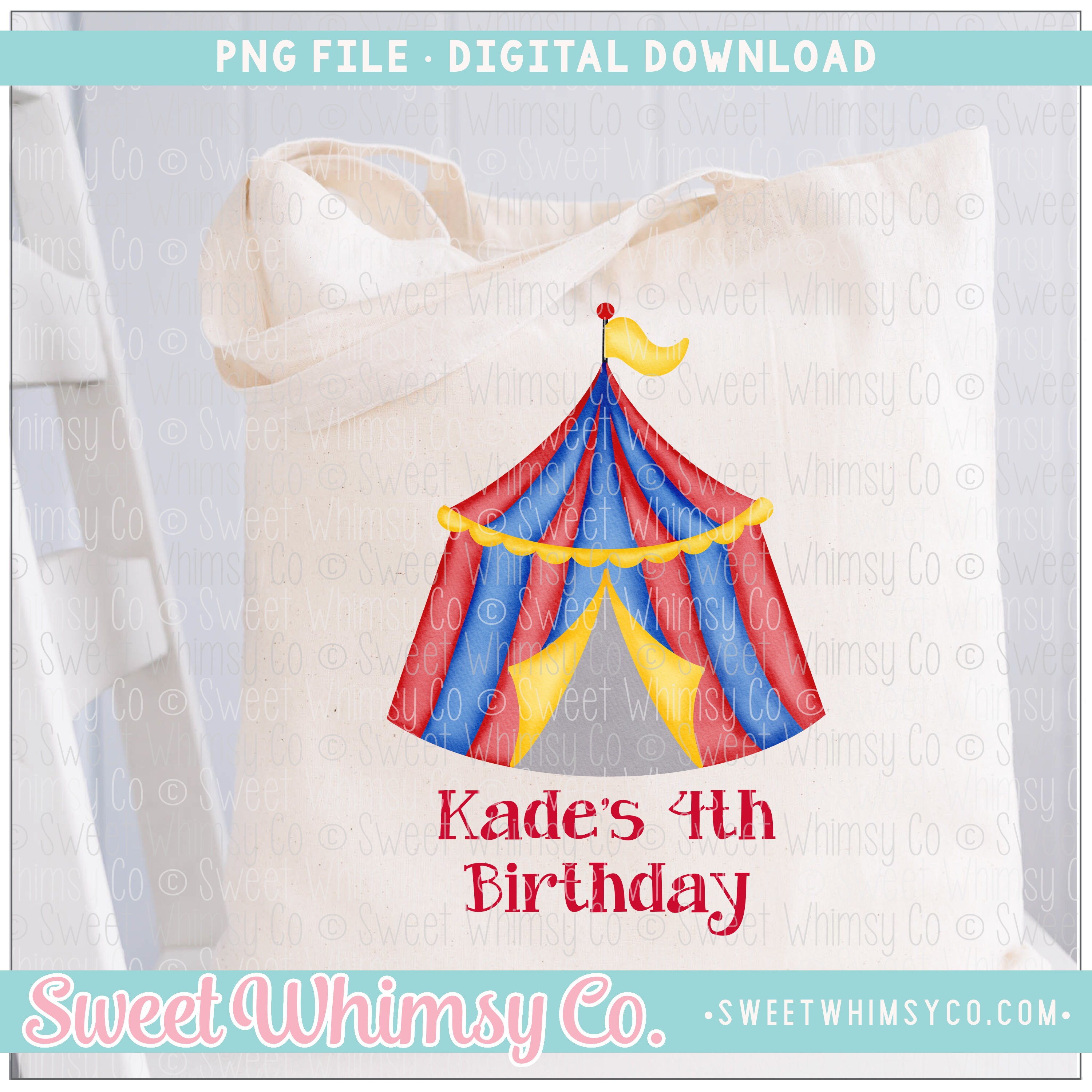 Circus Tent PNG Sublimation Design Fair Carnival Printable - Etsy