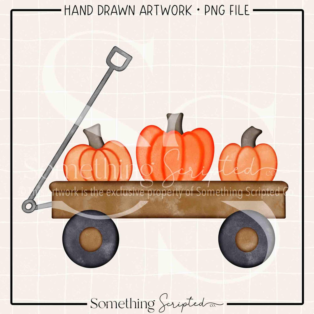 Pumpkin Patch Wagon Fall PNG Sublimation Design, Thanksgiving Autumn ...
