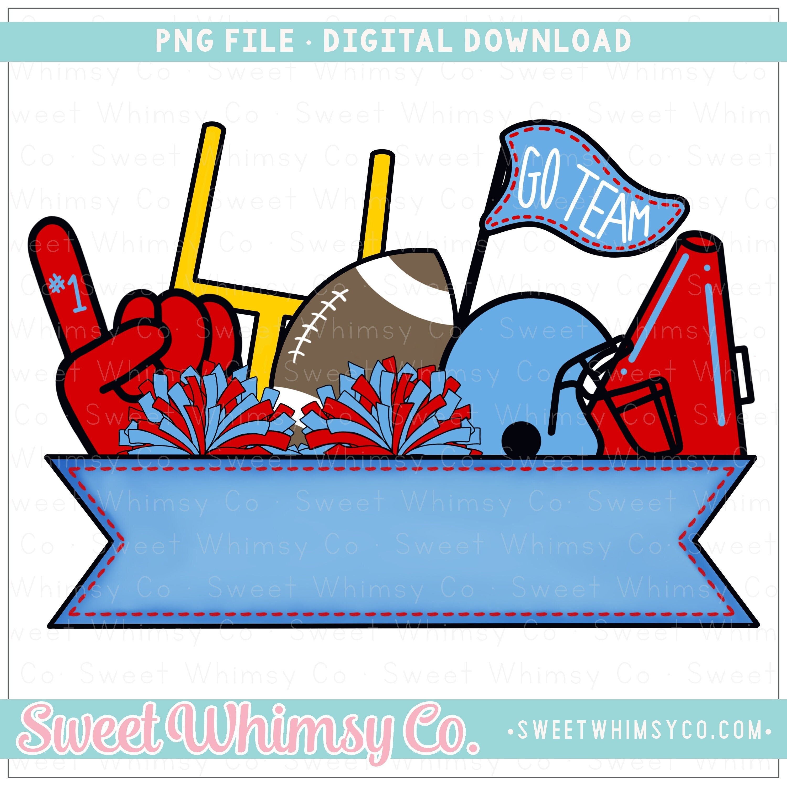 Go Team Banner Clip Art