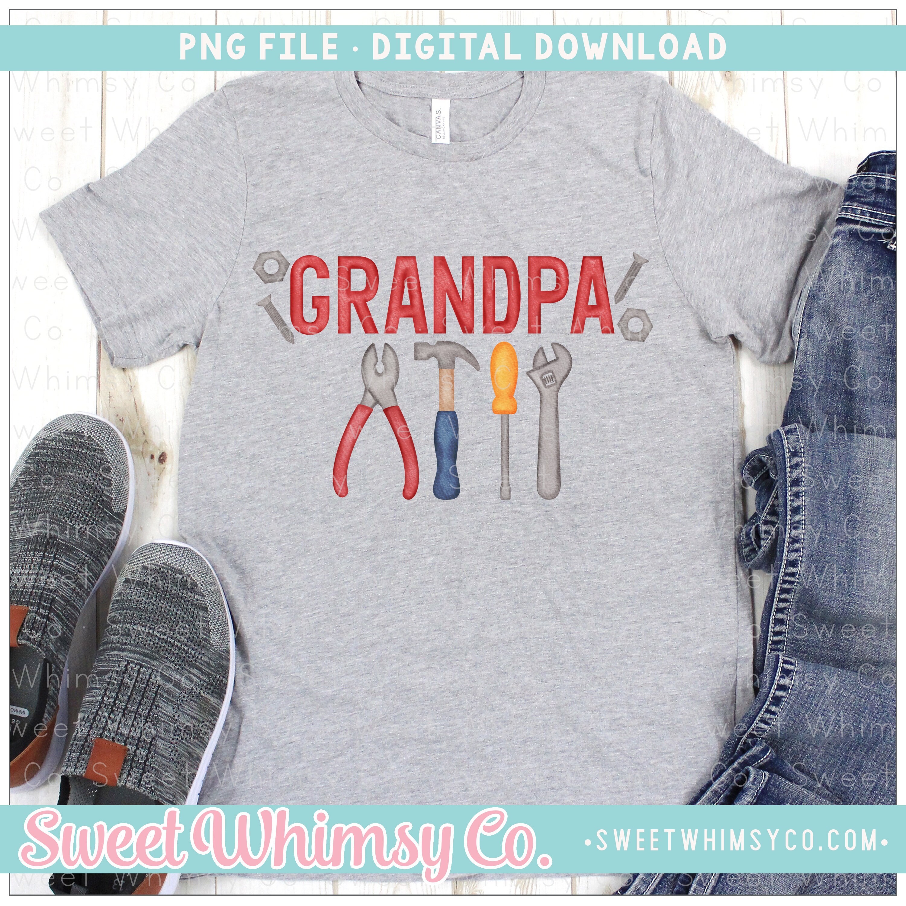 Digital Download Transparent PNG Fathers Day png Grandpa Hand Tool SVG ...