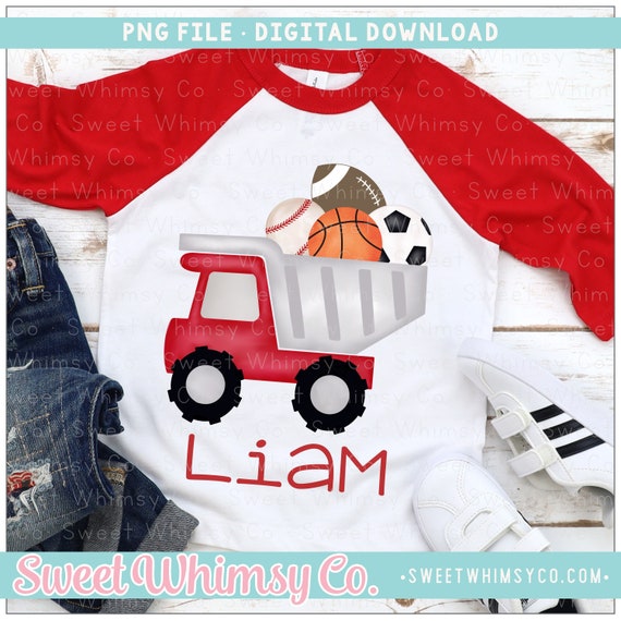 Sports Dump Truck PNG Sublimation Design Sports Clipart | Etsy