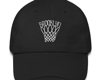 Brooklyn Basketball Net Vintage Embroidered Beanie - Etsy
