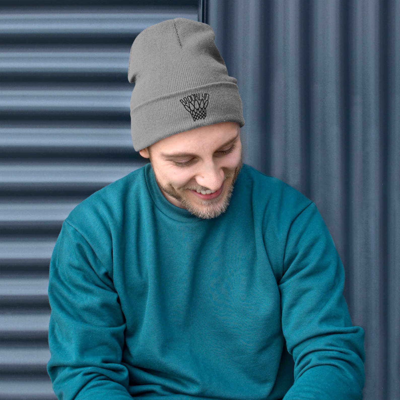 Brooklyn Basketball Net Vintage Embroidered Beanie - Etsy