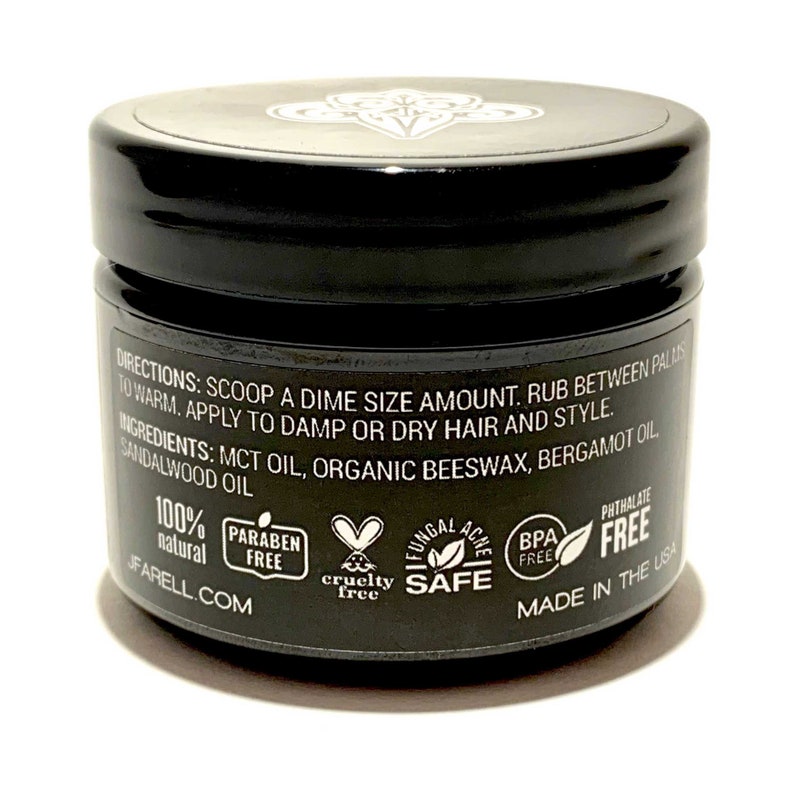 Natural Hair Wax, Fungal Acne Safe Products All Natural Pomade, All ...