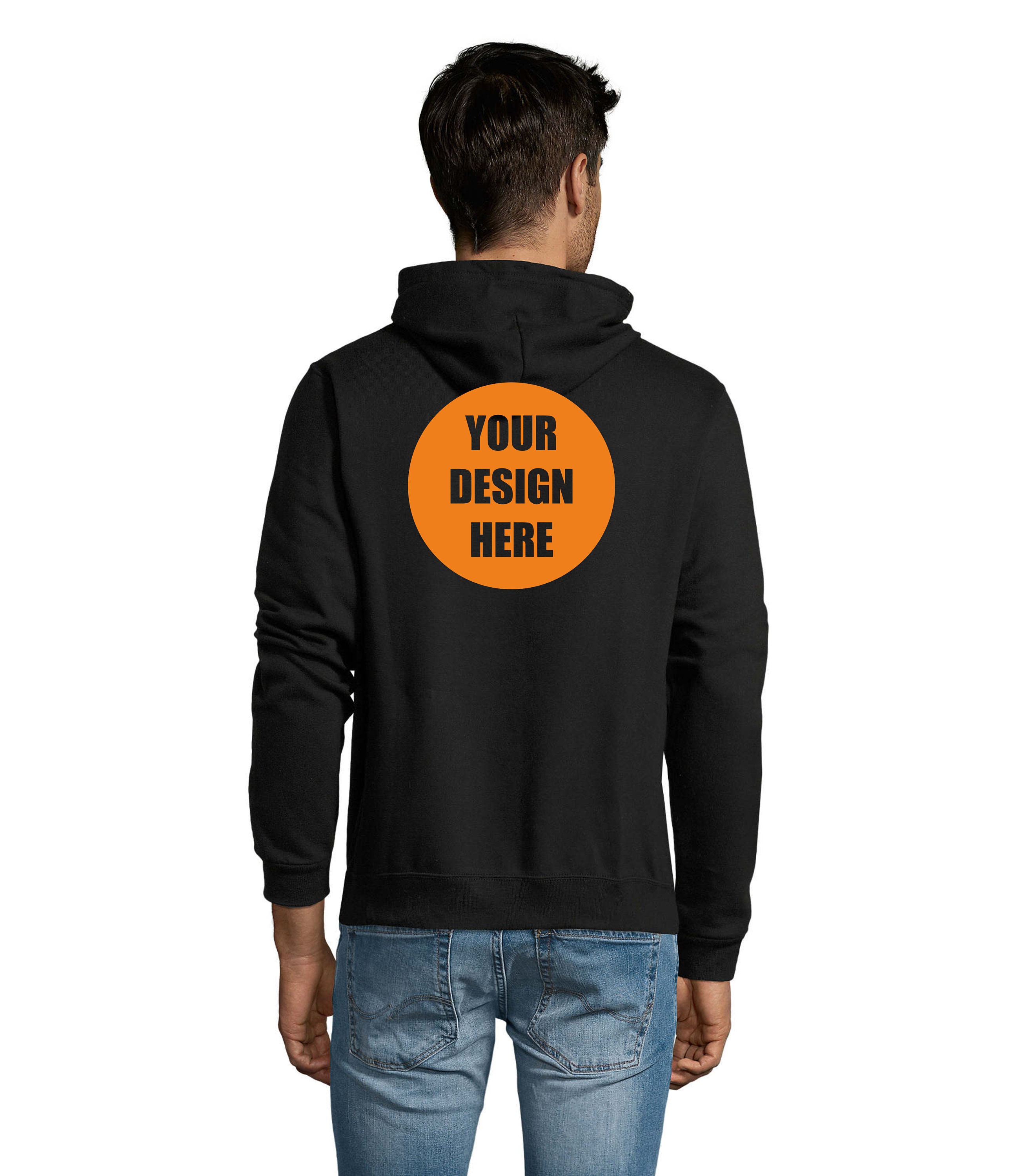 Personalized Hoodie, DTG Custom Hoodie, Custom Printed Hoodie, Unisex ...