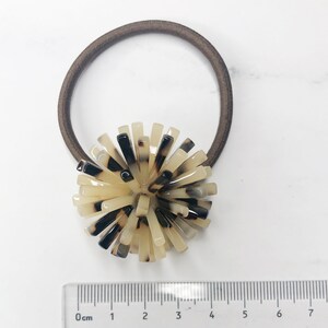 Tortoise Dandelion Acrylic Elastic Hair Tie Elegant Ponytail - Etsy
