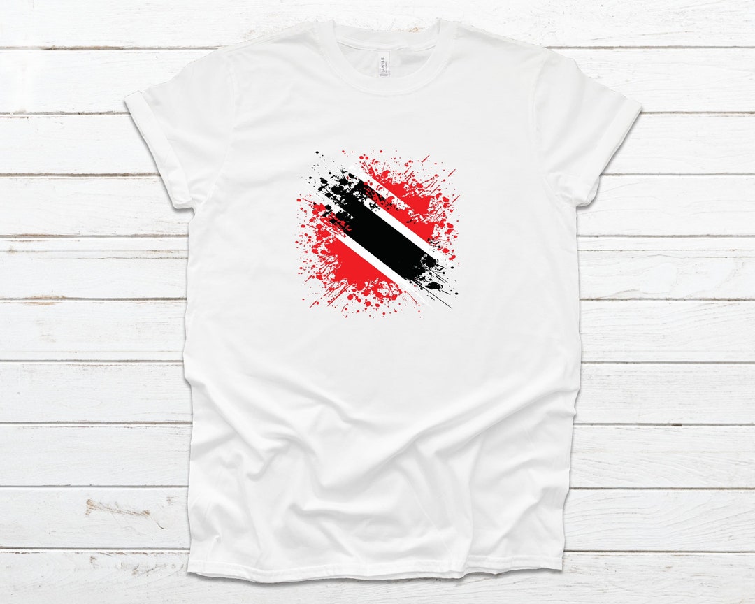 Trinidad and Tobago Flag Paint Splash. Trinidad and Tobago in My DNA ...