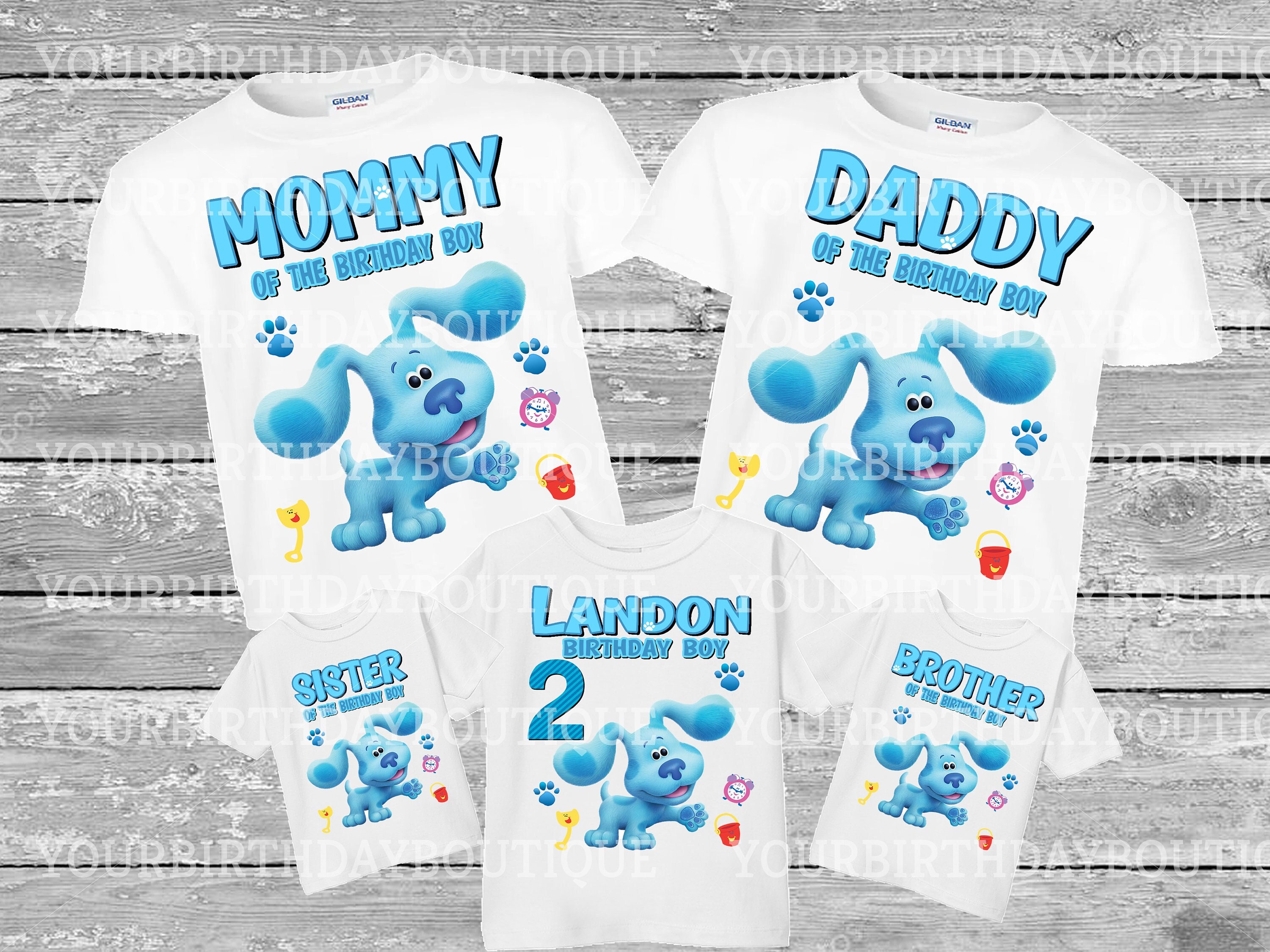 Blues Clues Birthday Shirtblues Clues & Magenta Birthday - Etsy