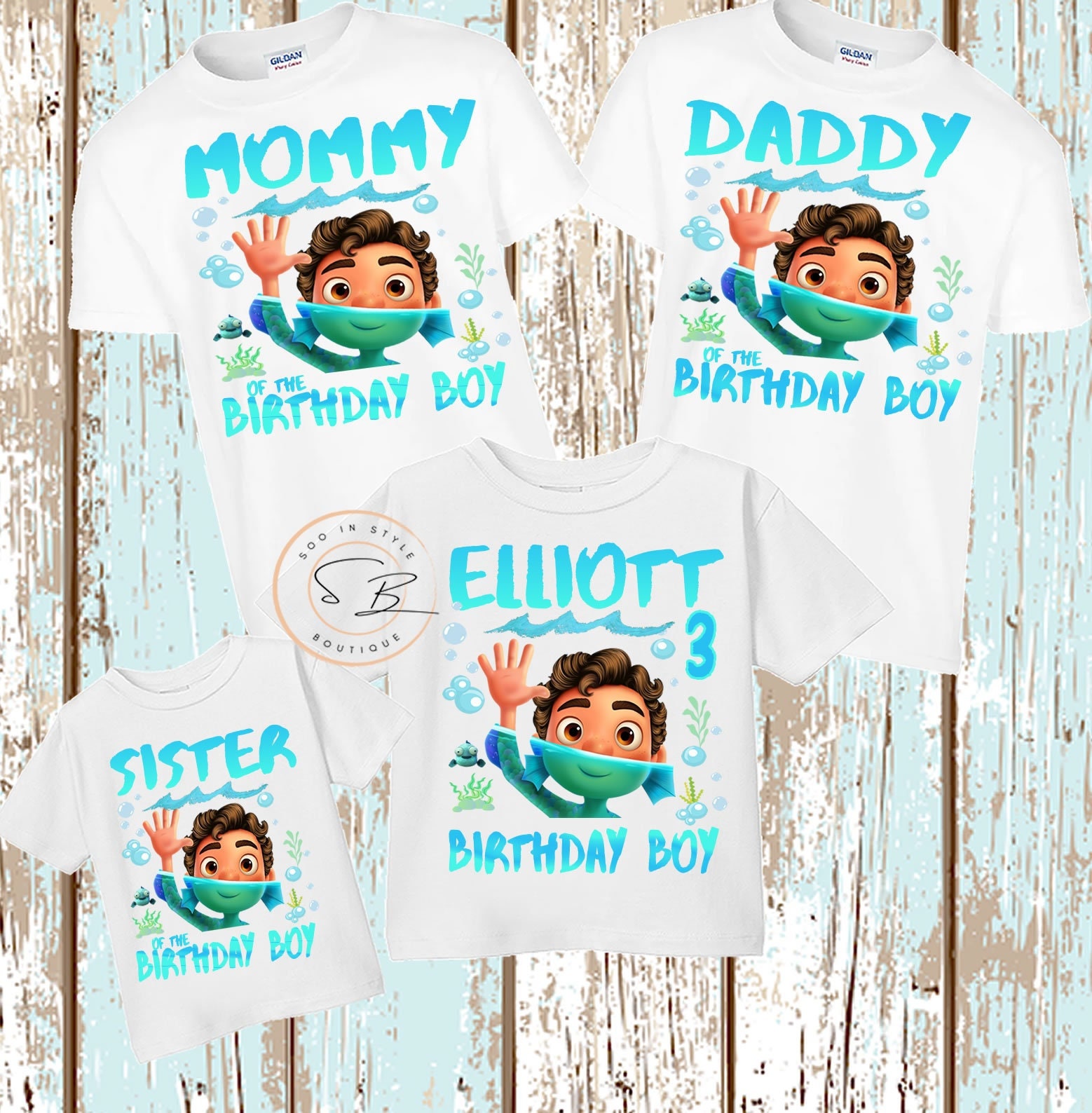 Luca Birthday Shirt Luca Family Birthday Shirts Disney - Etsy