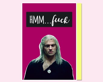 Witcher Birthday Card - Etsy UK