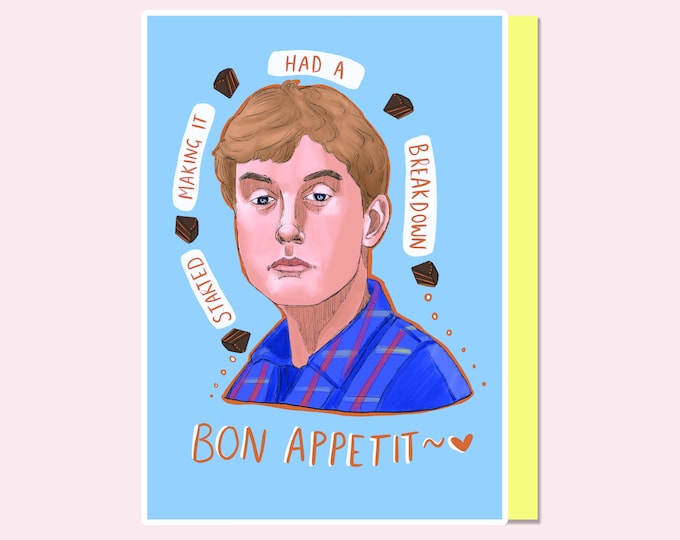 James Acaster Meme Card | Great British Bake off Card - Etsy
