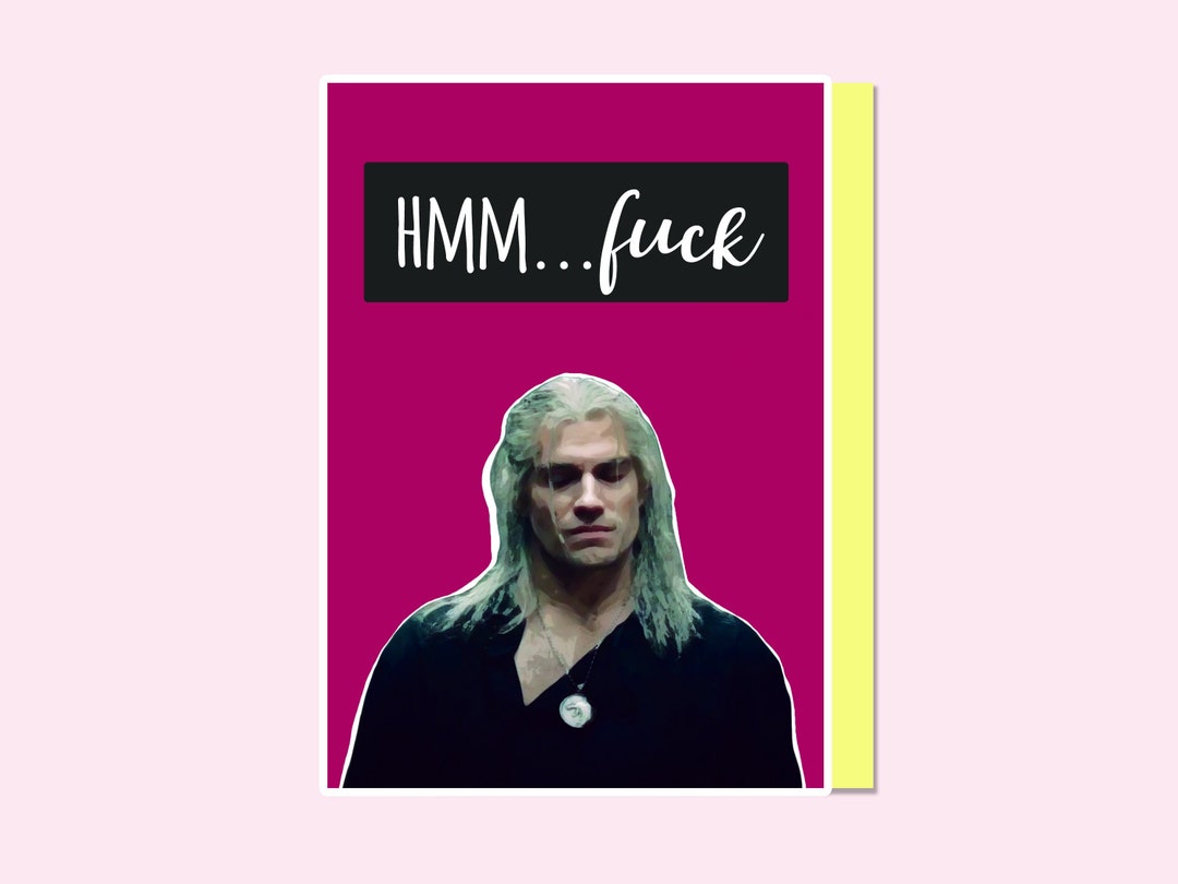 The Witcher Card | Geralt of Rivia Card | the Witcher Greeting Card - Etsy